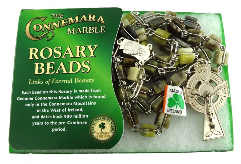 Connemara Marble Rosary | Donegal Square — A Unique Celtic Gift Shop in ...