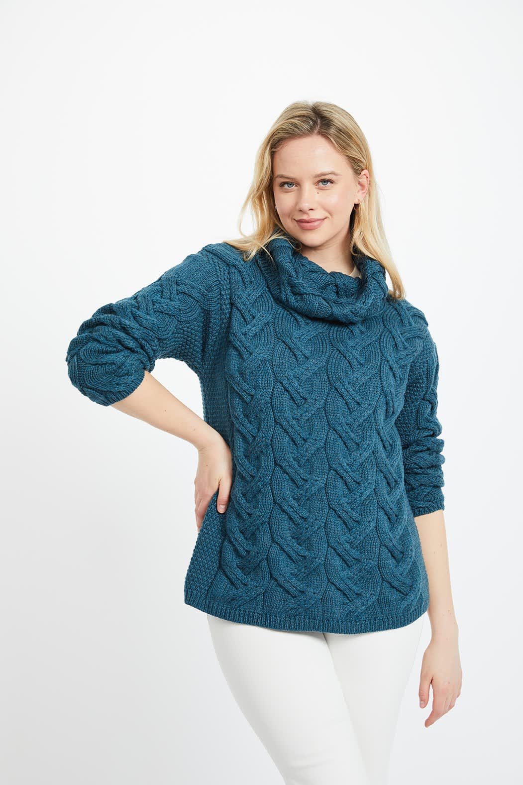 Sweater Cowl Neck B692 - Donegal Square