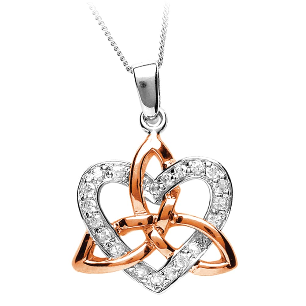 Necklace Trin Heart P110 - Donegal Square