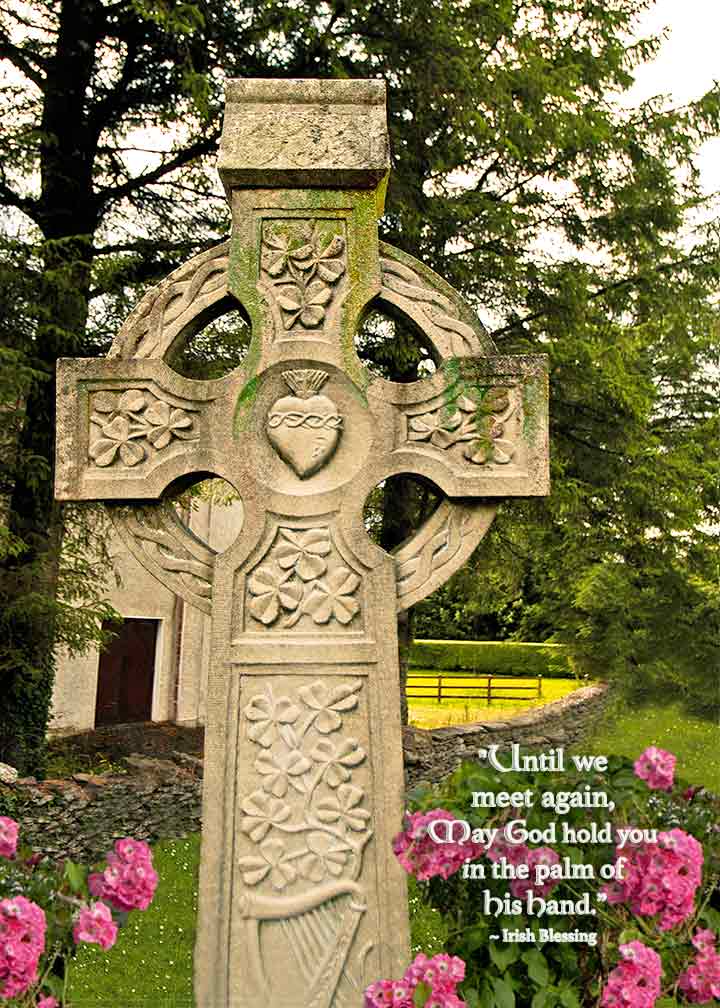 Card Sympathy Cross IW-241 - Donegal Square